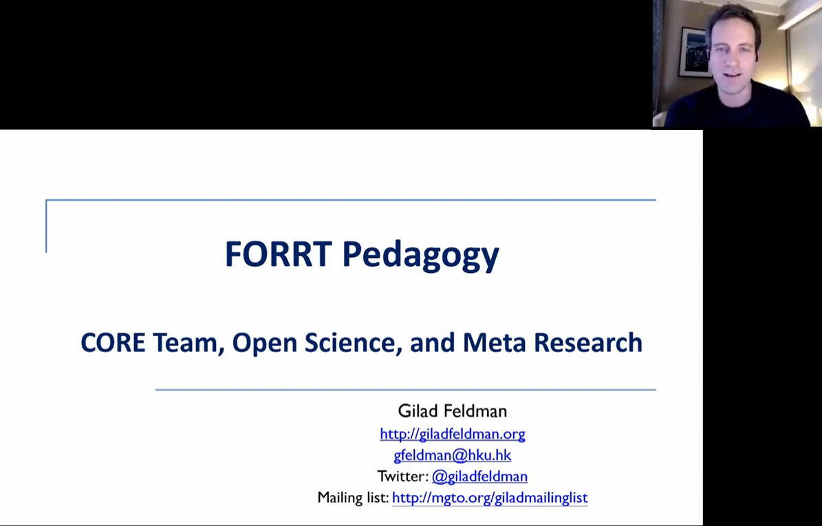 Developing principled pedagogies - An Open Science journey | FORRT ...